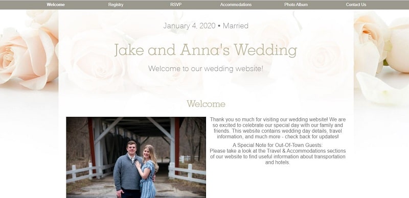 Wedding Website Examples and Tips | Renderforest