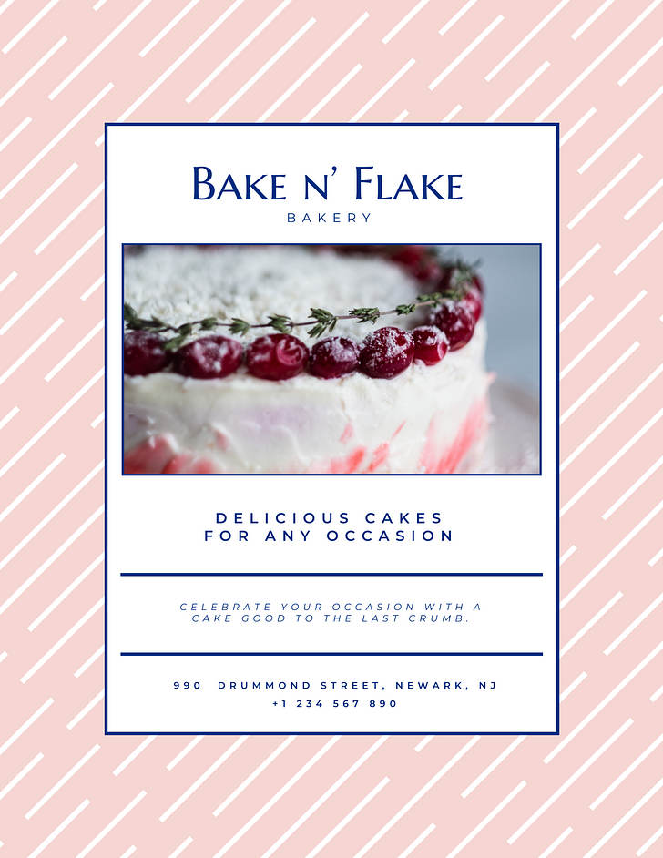 Bakery Promotion Print Set | Renderforest