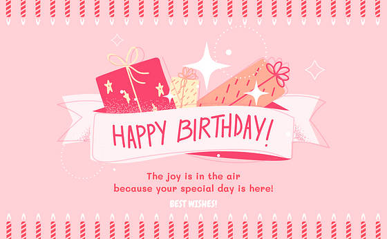 Birthday Greetings Design Set | Renderforest