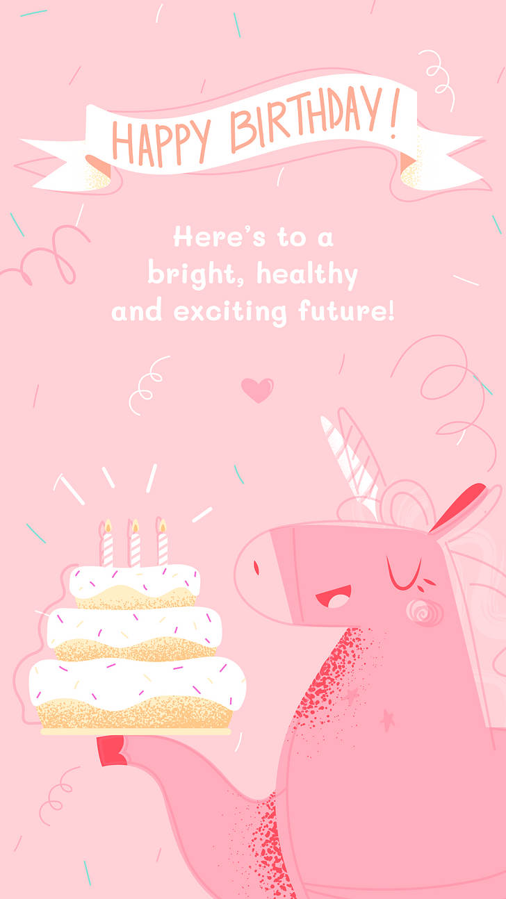 Birthday Greetings Design Set | Renderforest