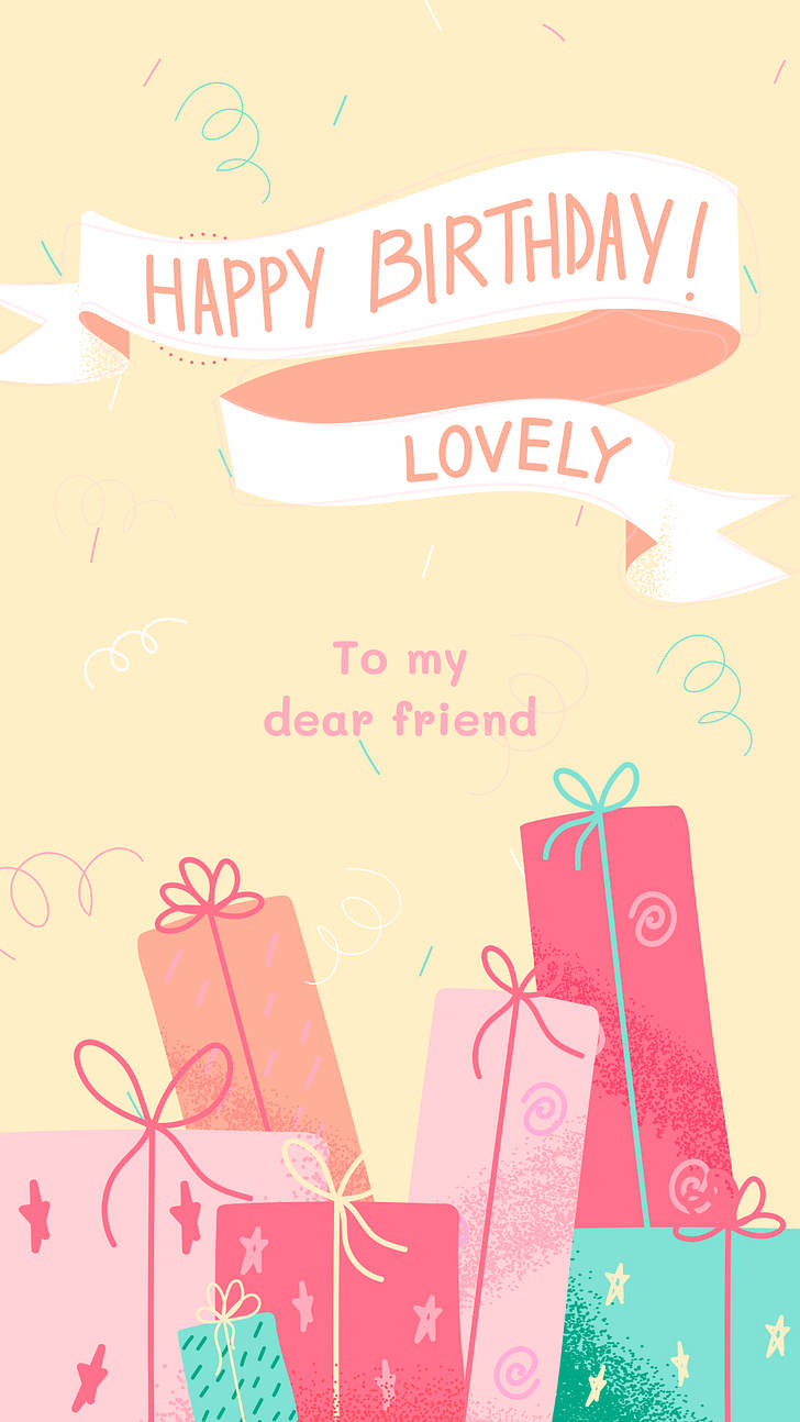 Birthday Greetings Design Set | Renderforest