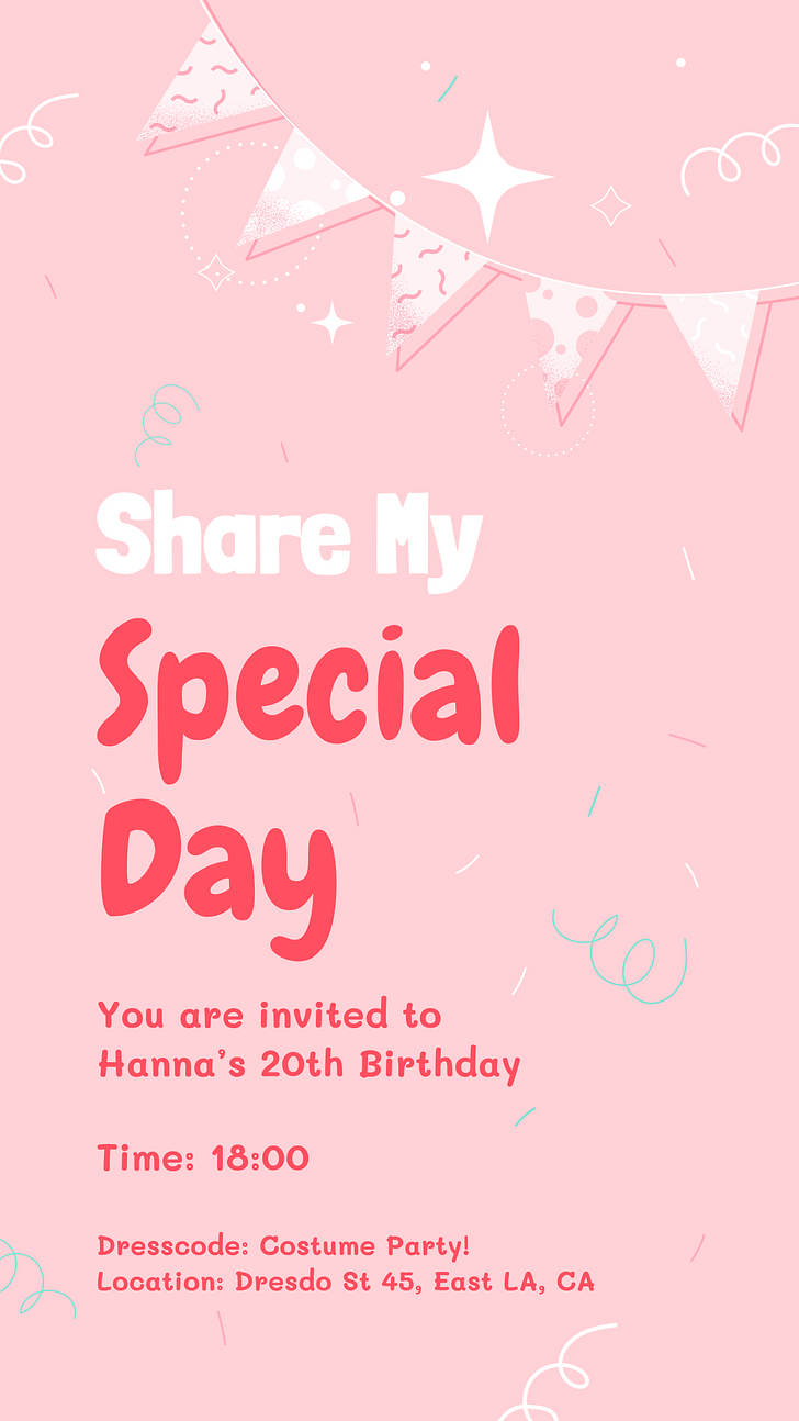 Birthday Greetings Design Set | Renderforest