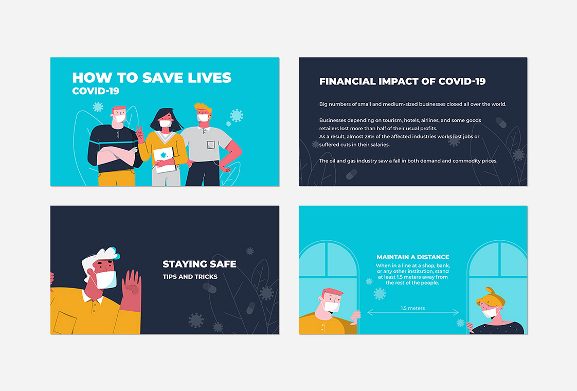 Presentación informativa de covid-19 | Renderforest