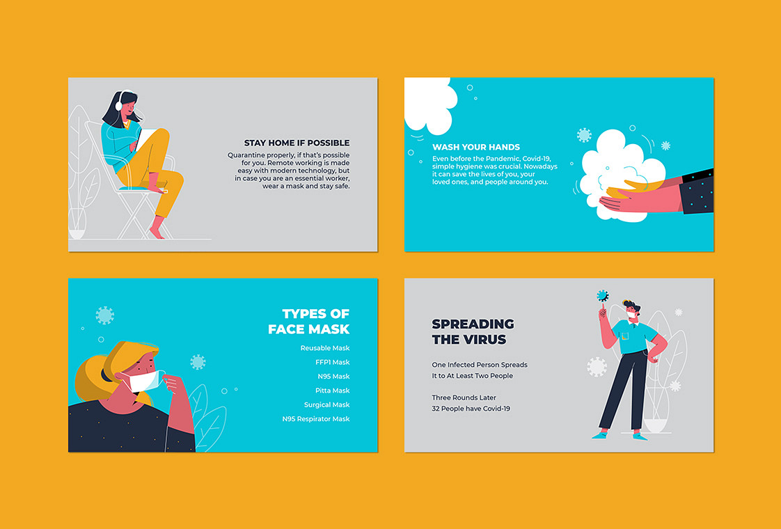 Presentación informativa de covid-19 | Renderforest