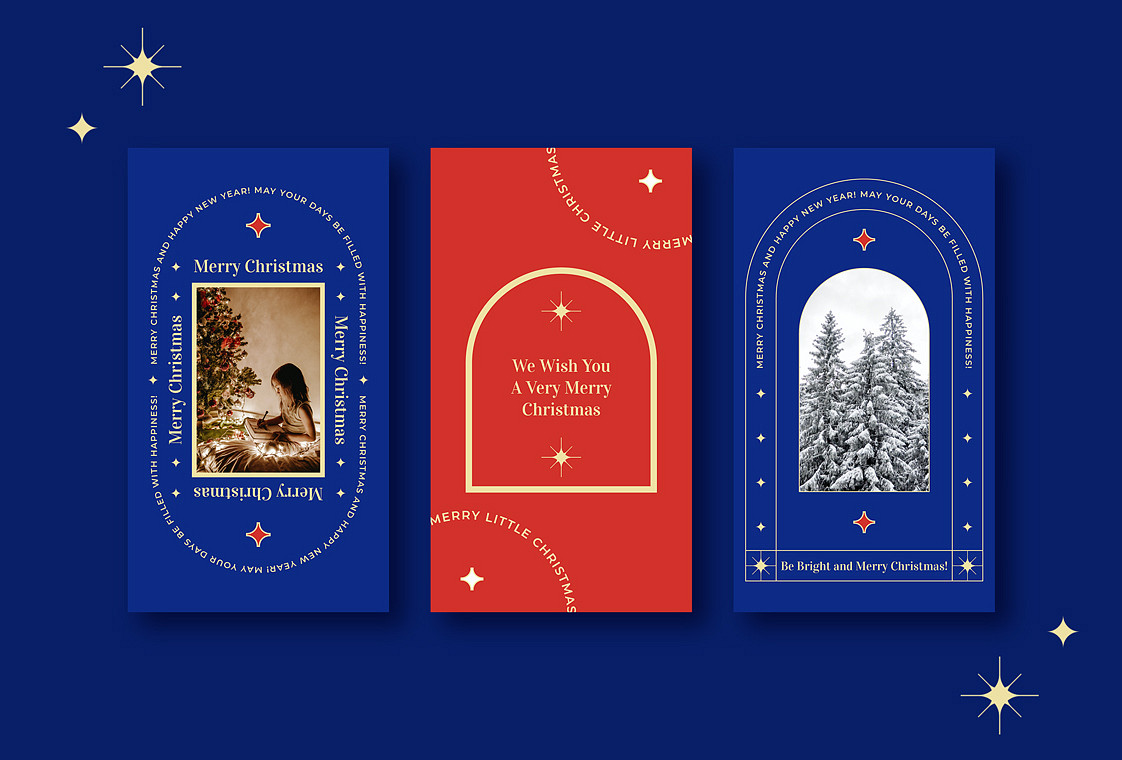 Holiday Greetings Visual Set | Renderforest