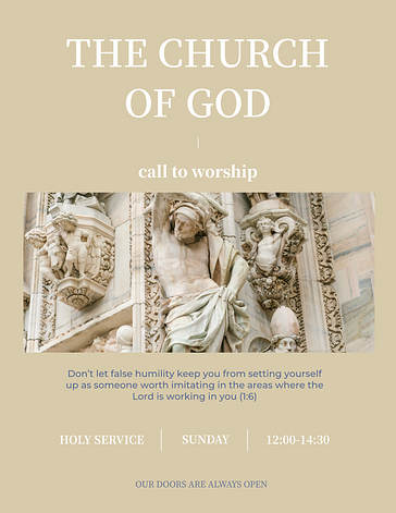 Church Services Promotion Set | Renderforest