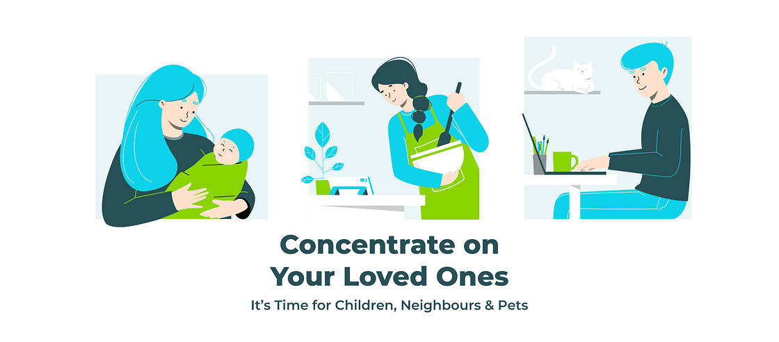 Home Office Visuals Kit | Renderforest