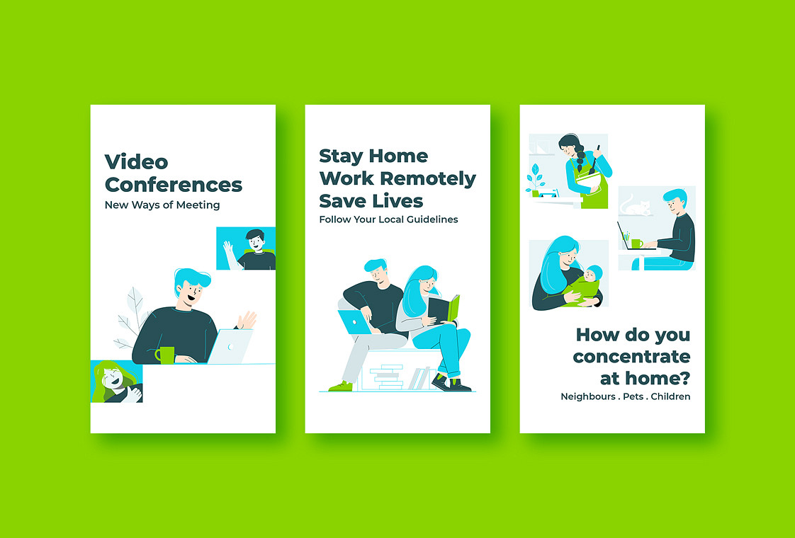 Home Office Visuals Kit | Renderforest