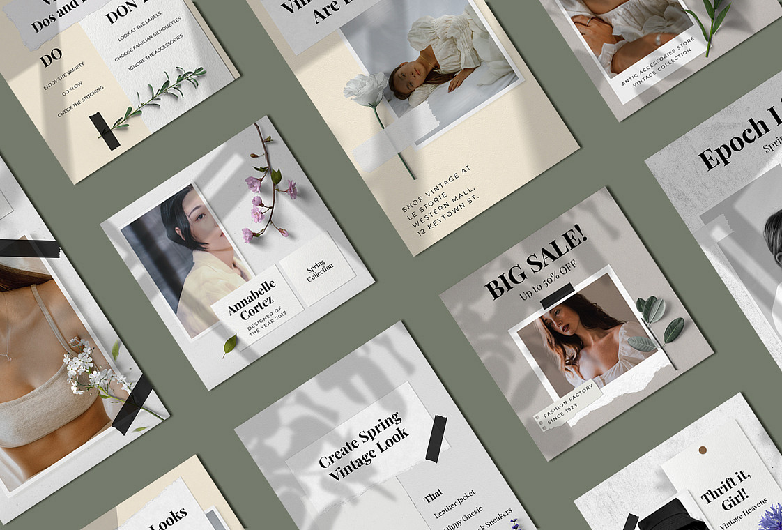 Paquete Promocional de Coleccion de Primavera | Renderforest