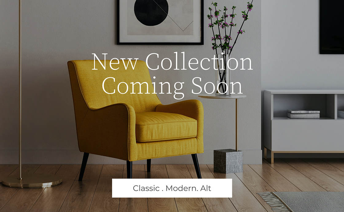 Designs promotionnels de meubles et de décor | Renderforest