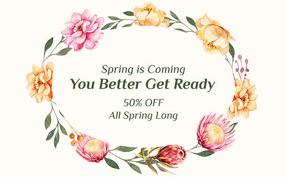 Spring Sale and Quote Set | Renderforest