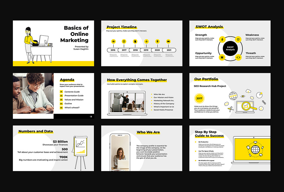 Online Marketing Course Slides | Renderforest