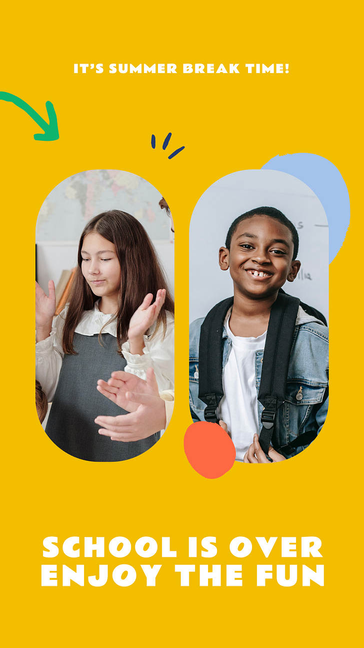 School Announcements Design Kit | Renderforest