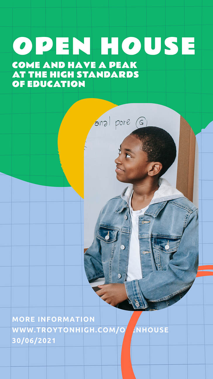 School Announcements Design Kit | Renderforest