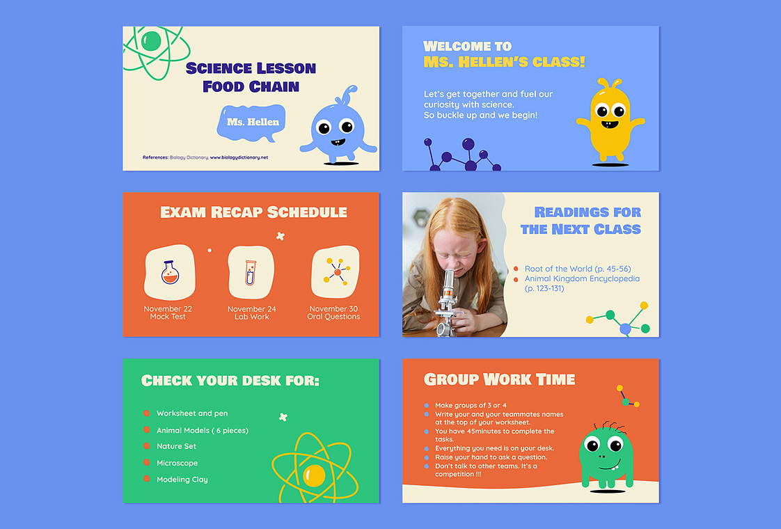 Natural Science Class Slides | Renderforest