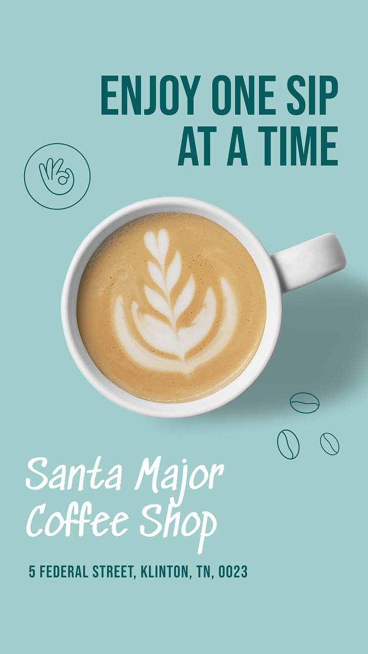 Coffee Shop Promotion Set | Renderforest