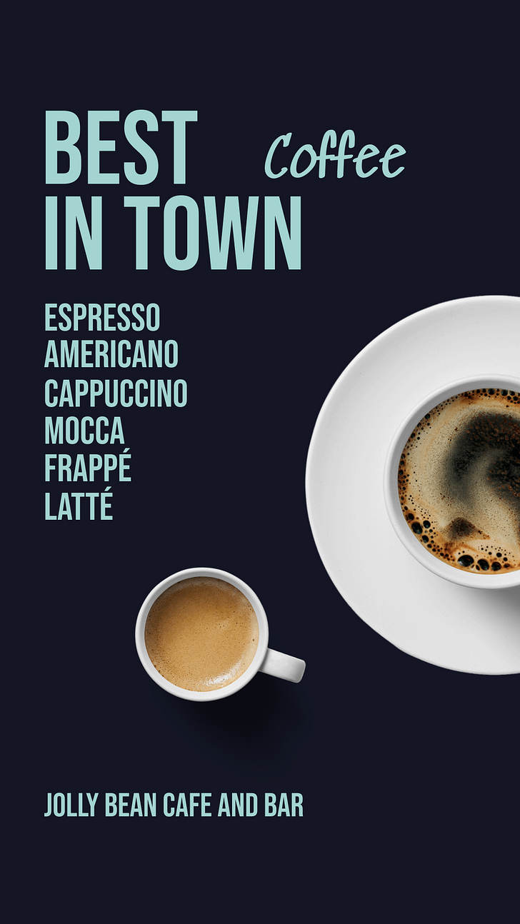 Coffee Shop Promotion Set | Renderforest