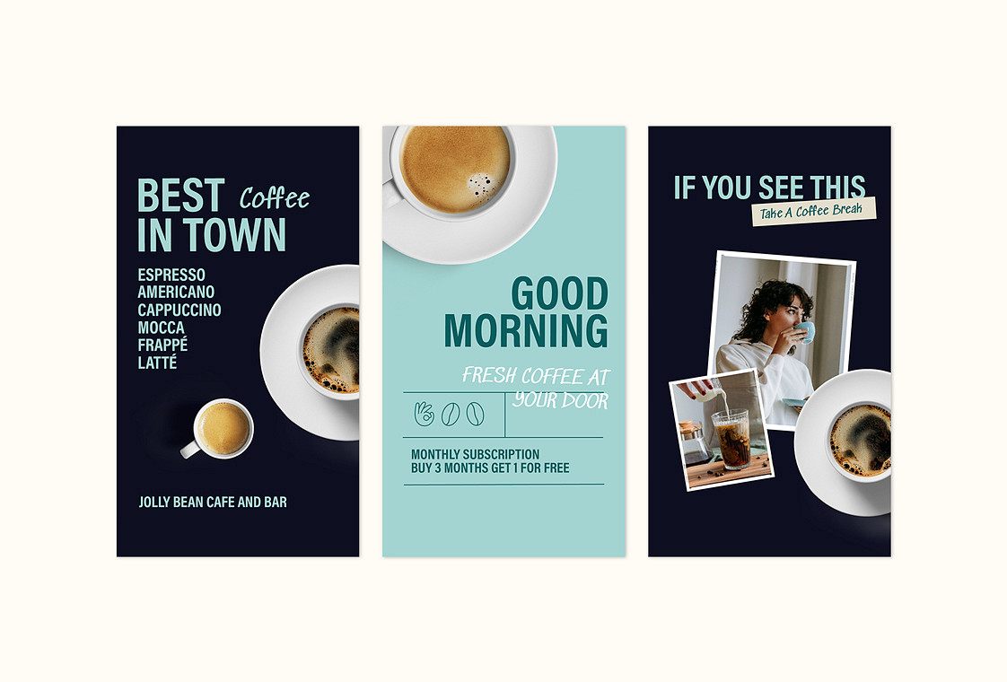 Coffee Shop Promotion Set | Renderforest