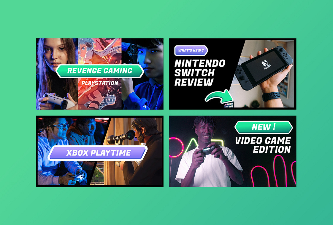 Gaming and Tech Video Thumbnails | Renderforest