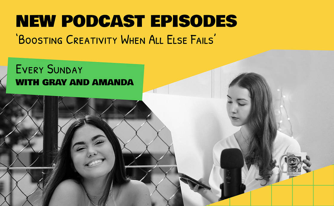 Creative Podcast Announcement Set | Renderforest