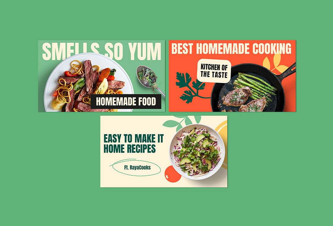 Cooking Channel Social Media Kit | Renderforest