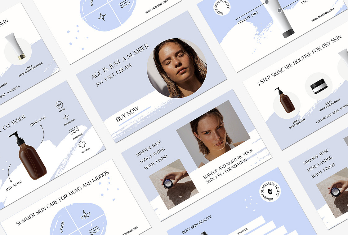 Skin Care Promo Pack | Renderforest