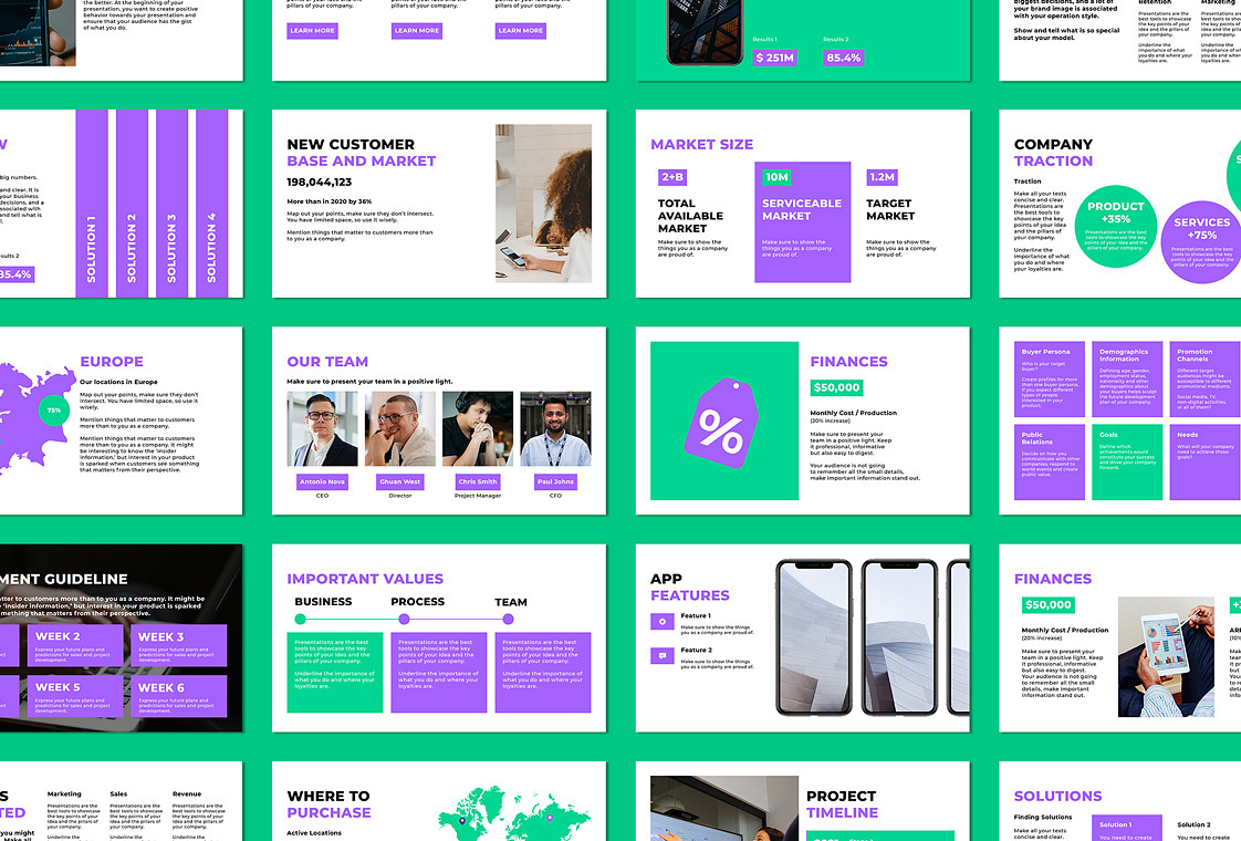 Pitch Deck Corporate Presentation | Renderforest