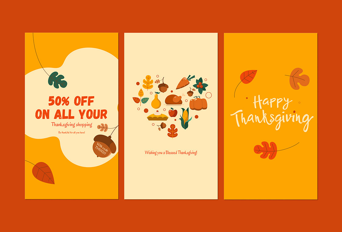 Festive Thanksgiving Design Kit | Renderforest