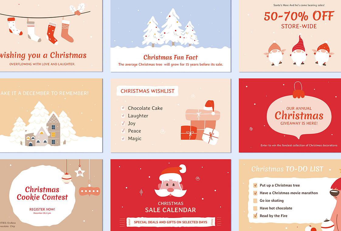 Snowy Christmas Design Kit | Renderforest