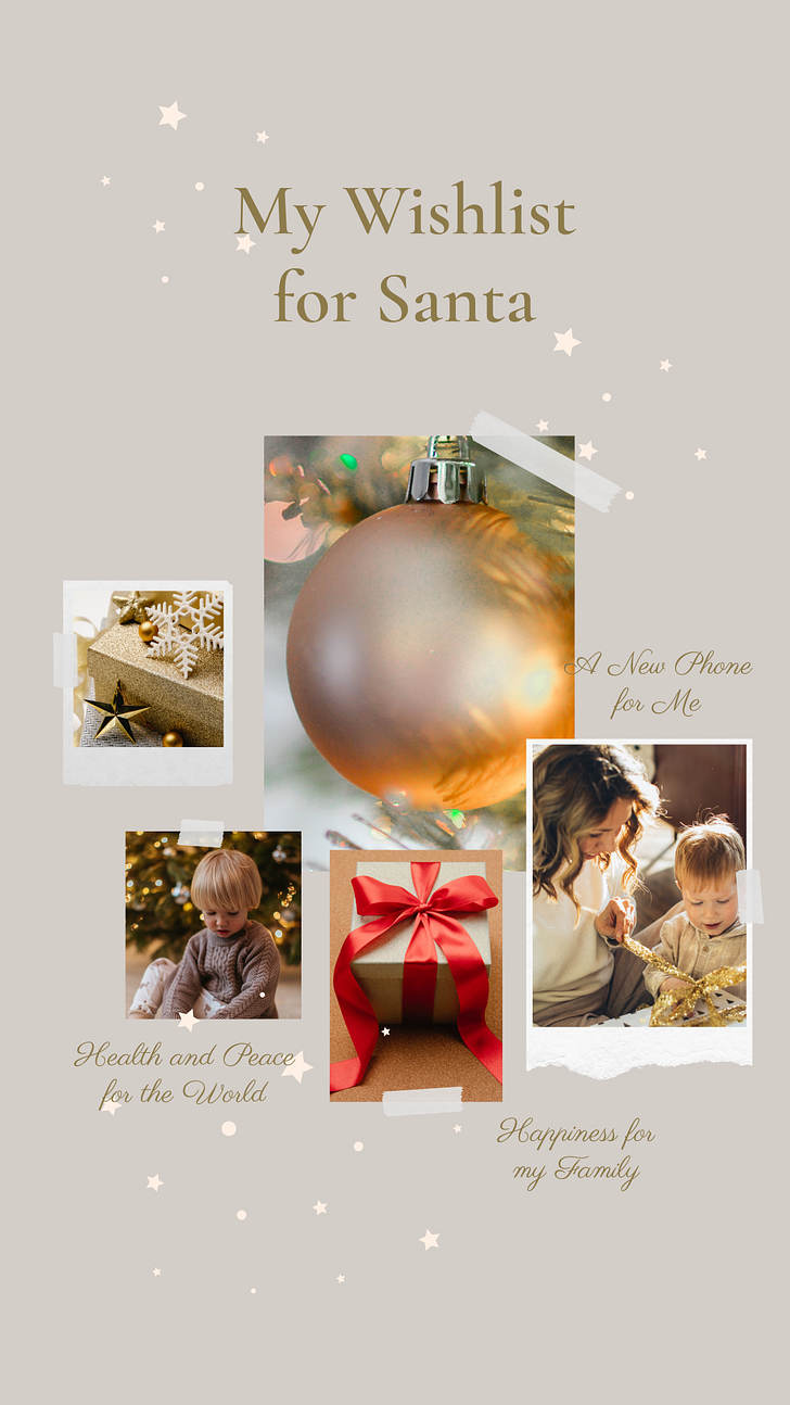 Realistic Golden Christmas Visuals | Renderforest