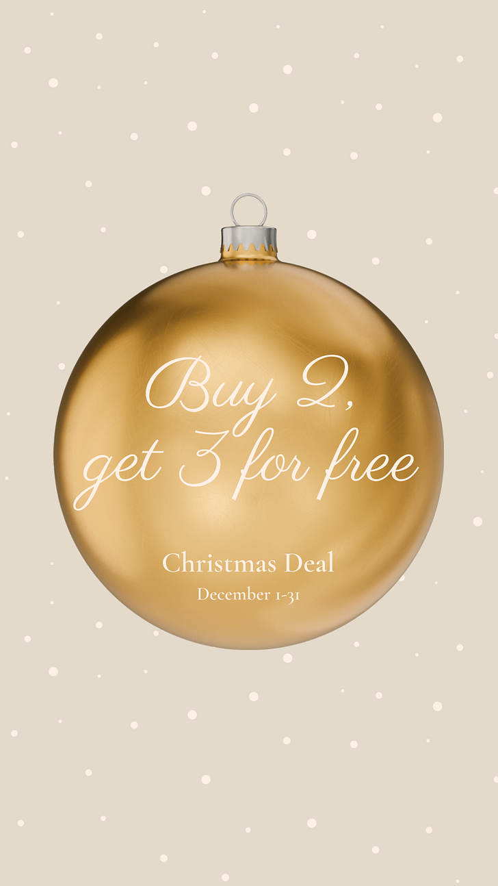 Realistic Golden Christmas Visuals | Renderforest