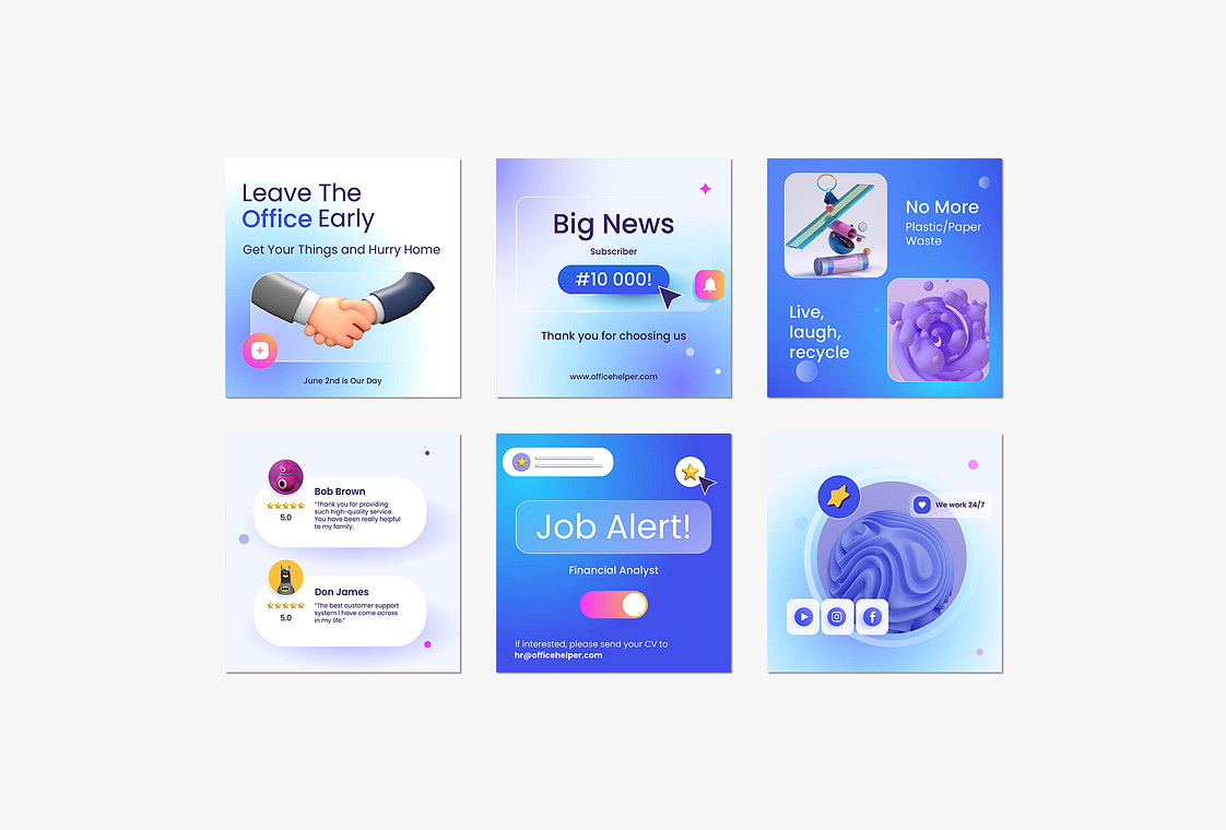 Professional Corporate SMM Kit | Renderforest