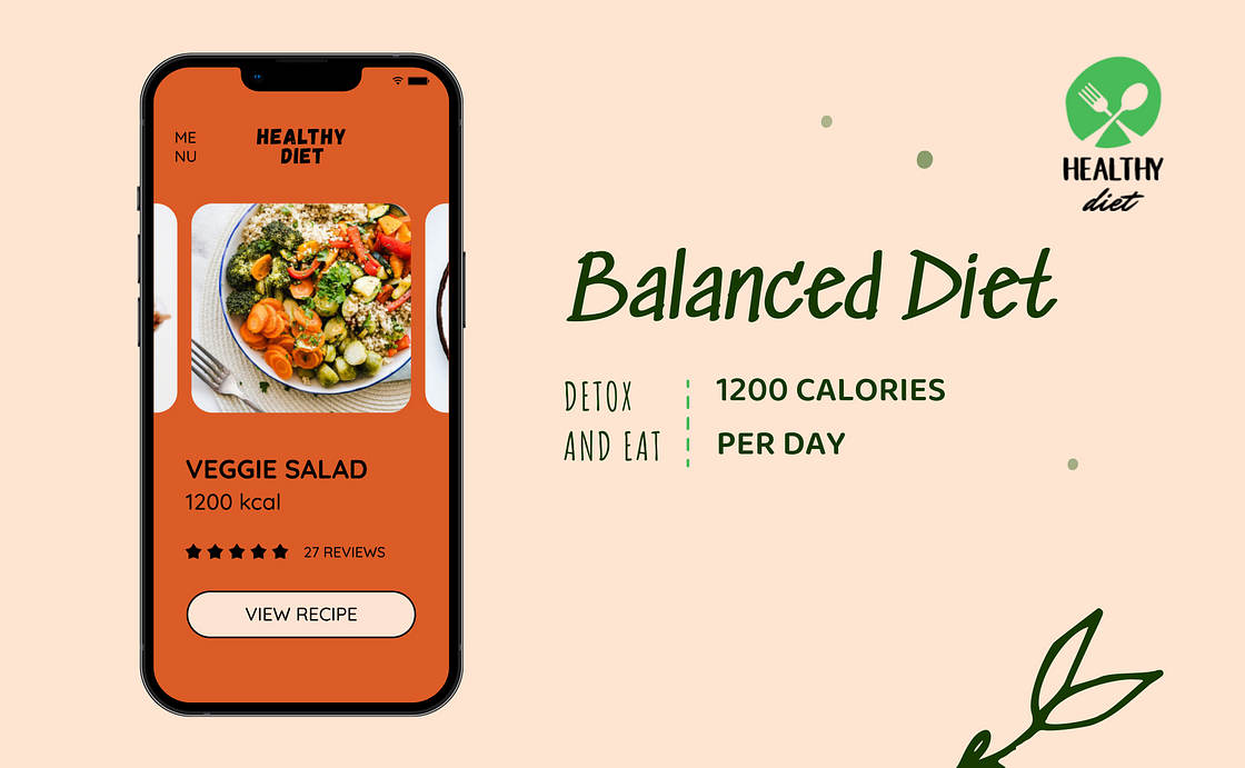 Healthy Meal Prep Visuals Set | Renderforest