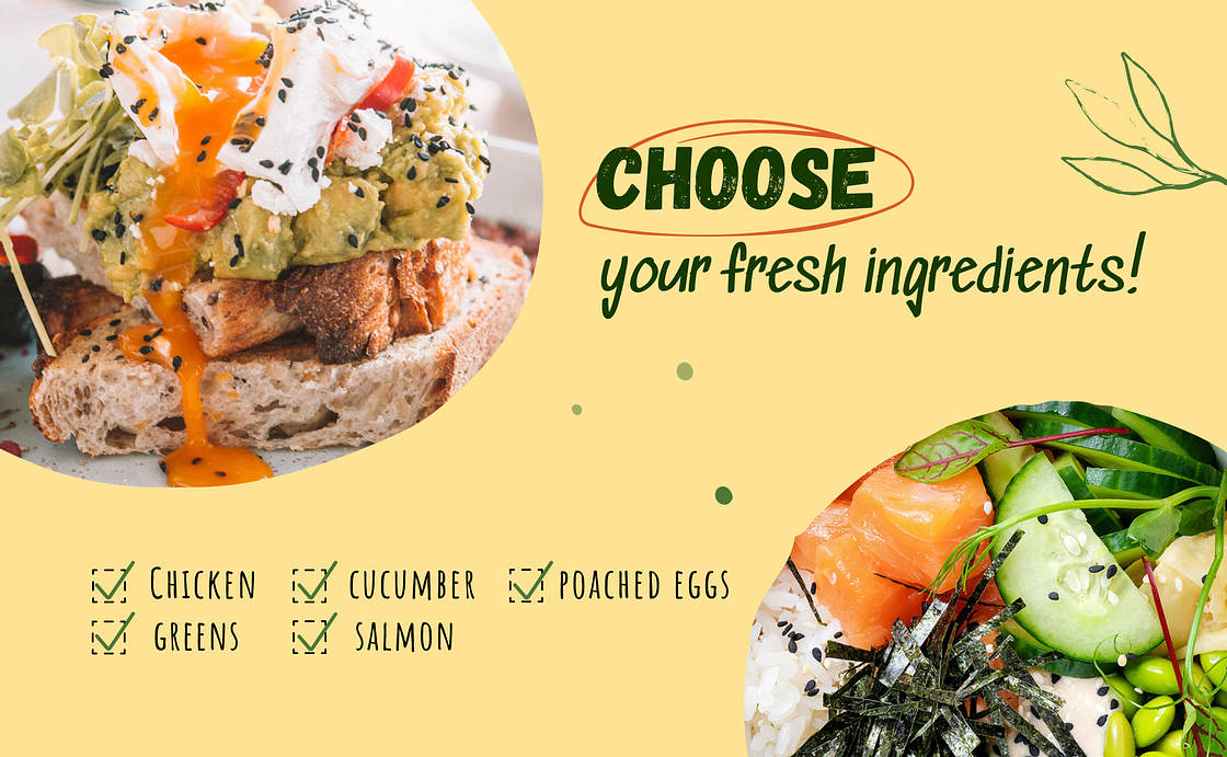 Healthy Meal Prep Visuals Set | Renderforest