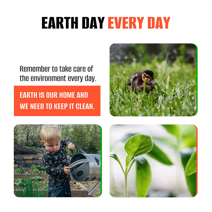Earth Day Social Media Marketing Pack | Renderforest