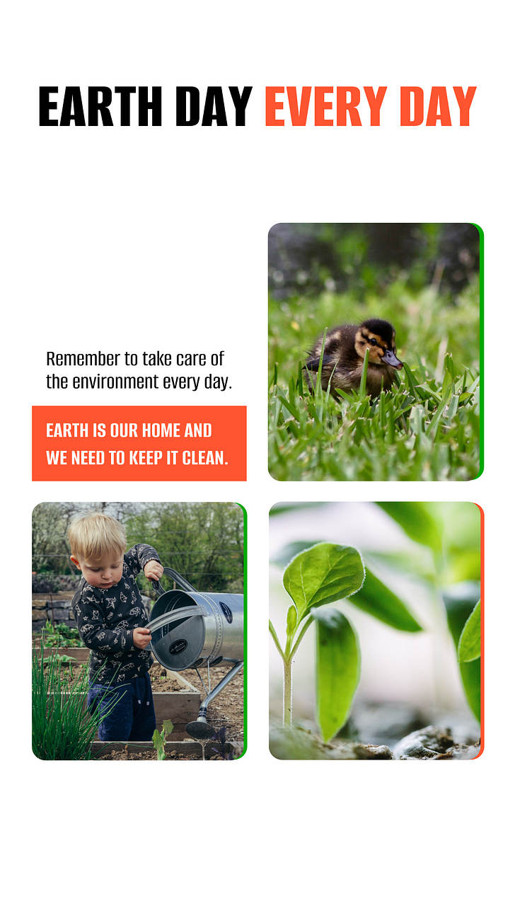 Earth Day Social Media Marketing Pack | Renderforest