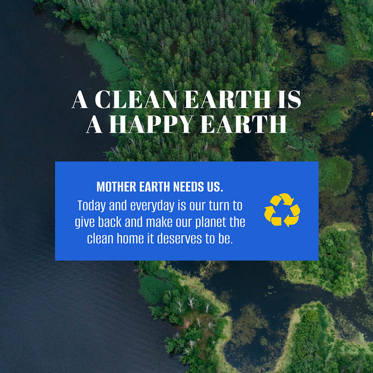 Earth Day Social Media Marketing Pack | Renderforest