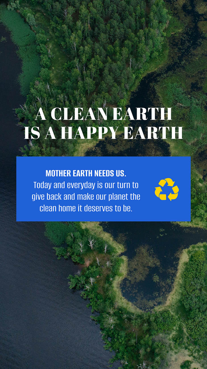 Earth Day Social Media Marketing Pack | Renderforest