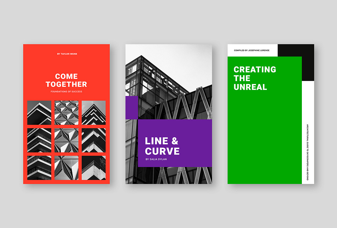 Architecture Book Cover Set | Renderforest
