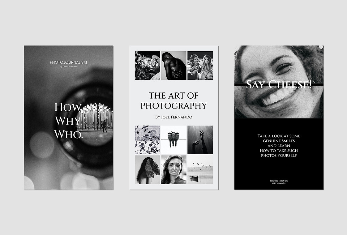 Candid Photography Book Covers | Renderforest