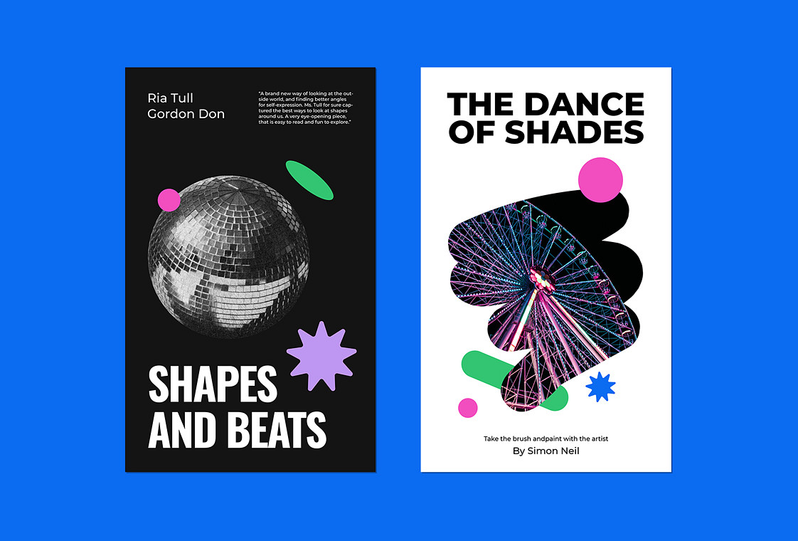 Abstract-Colorful Book Covers | Renderforest