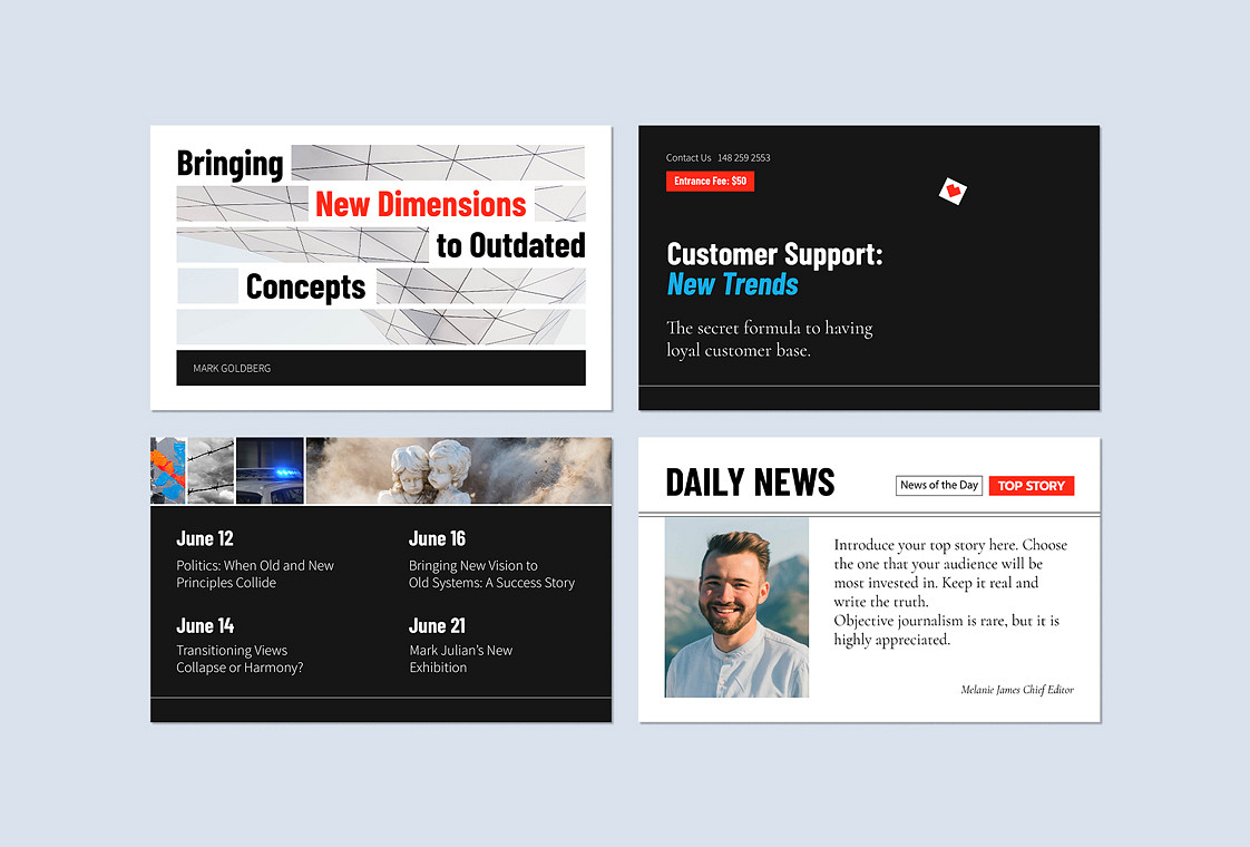 News Channel Variety Pack | Renderforest