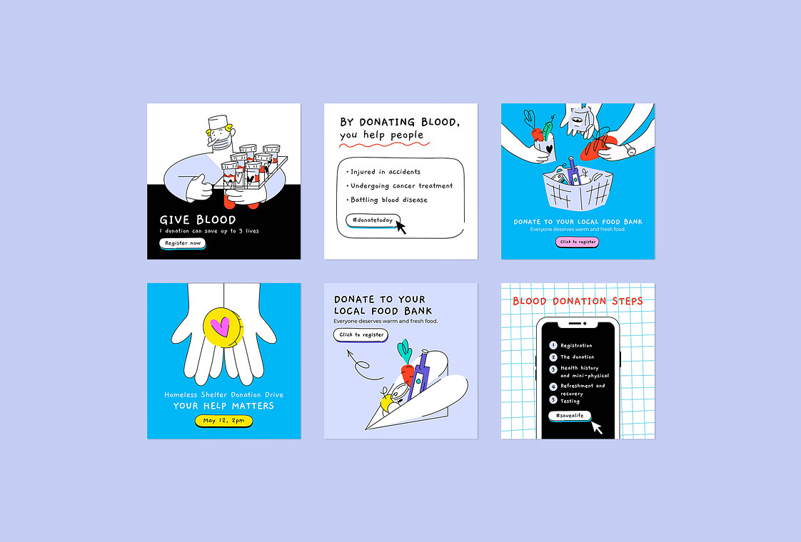 Charity Announcements Pack | Renderforest