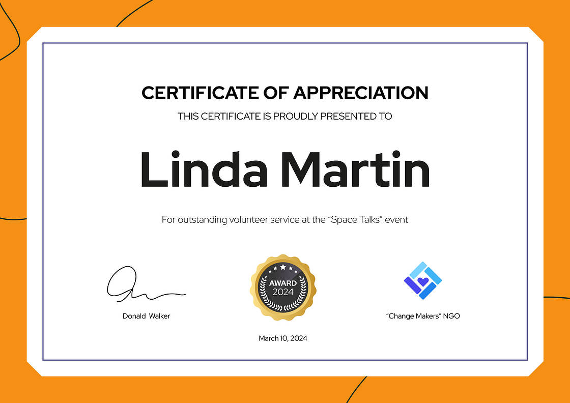 Minimalistic Certificates | Renderforest