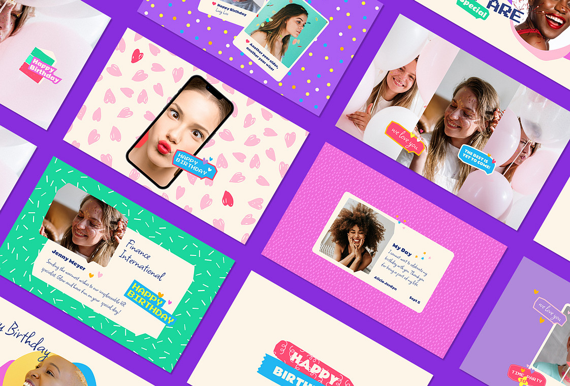 Vivid Birthday SMM Kit | Renderforest