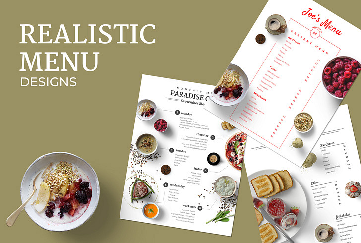Free restaurant menu templates | Renderforest