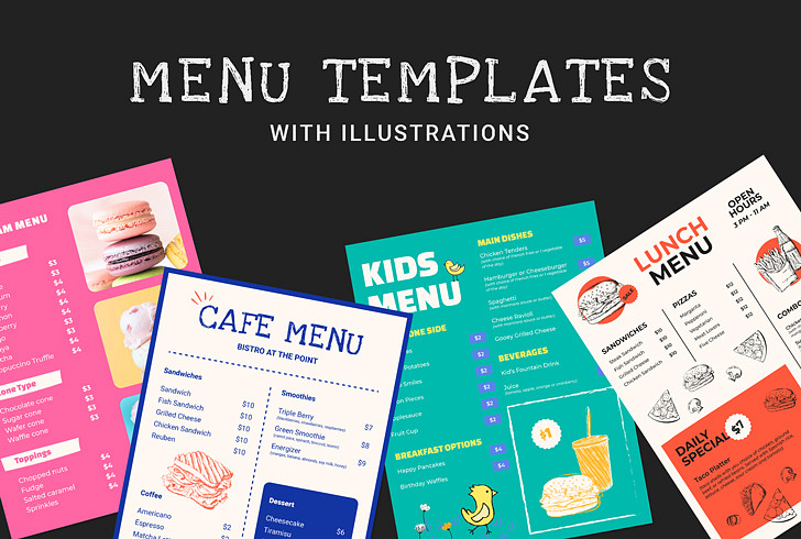 Free restaurant menu templates | Renderforest