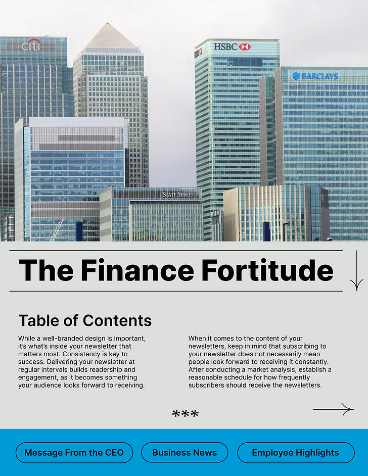 Modern Newsletter Template Designs | Renderforest