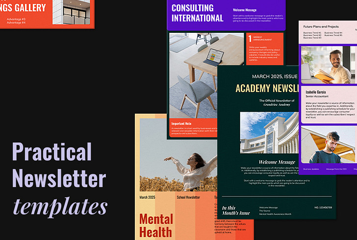 Free newsletter templates to edit and share | Renderforest