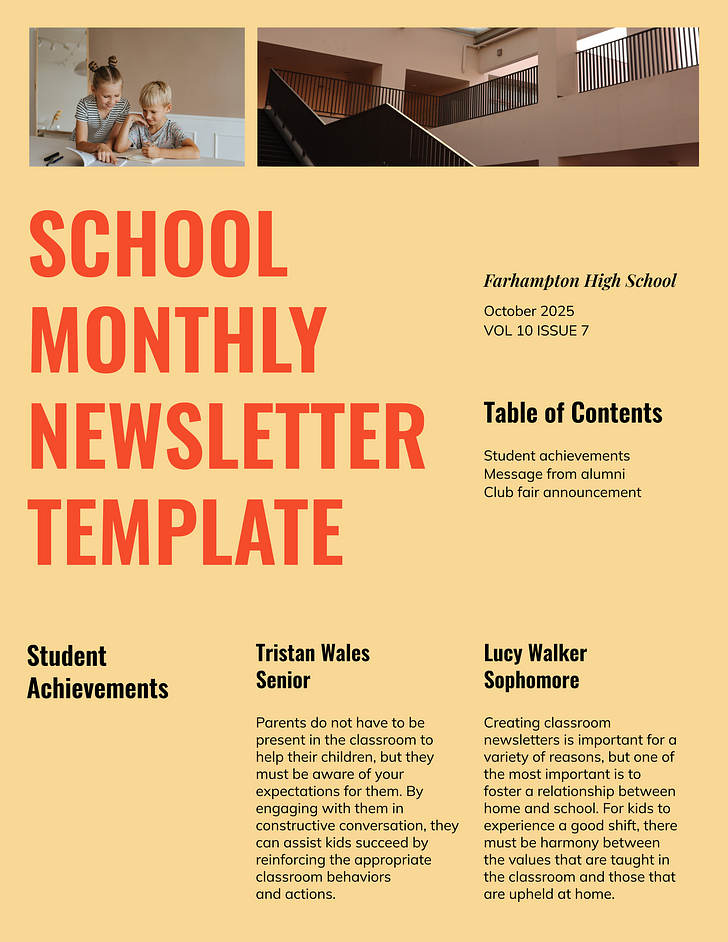 Practical Newsletter Templates | Renderforest